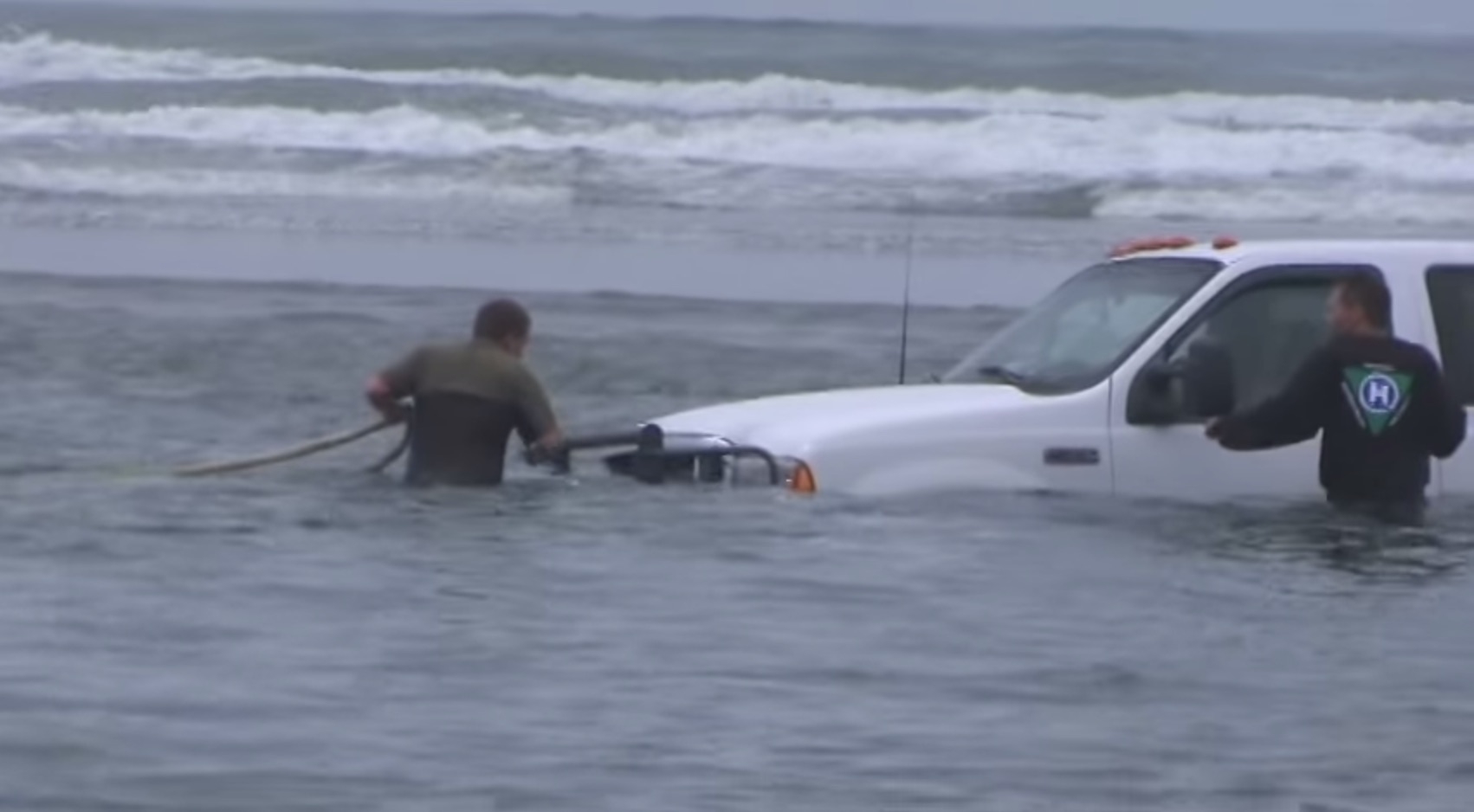 This Is What Happens When A Chevy Goes Surf Fishing For A Ford.