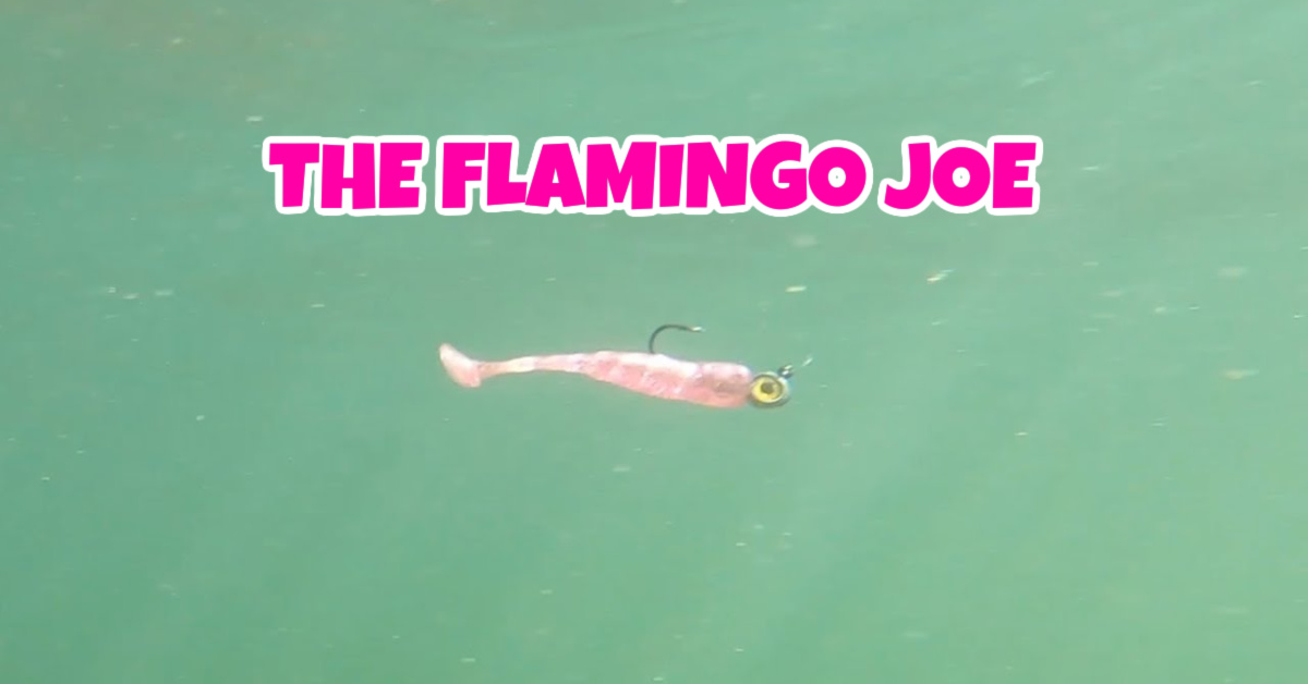 NEW Limited Edition Hot Pink Paddletail Lure ("The Flamingo Joe")