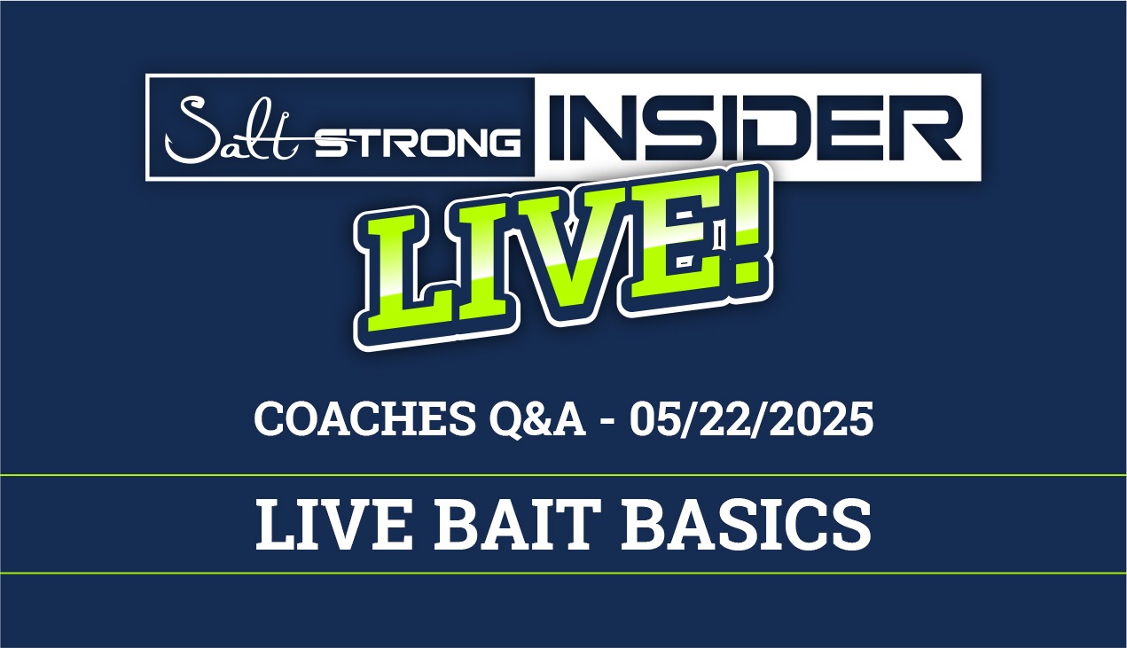 LIVE Q&A for May 22nd: Live Bait Basics - Ask YOUR Questions
